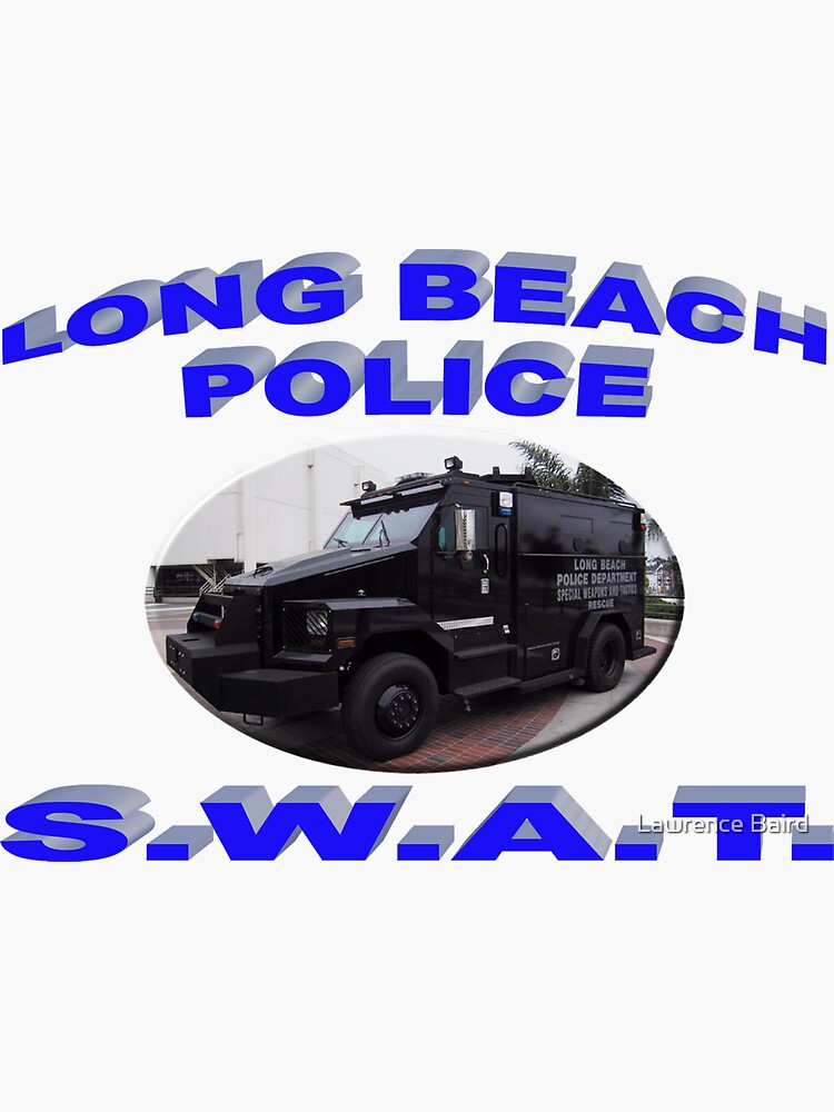 "Long Beach Police SWAT" Sticker by lawrencebaird | Redbubble