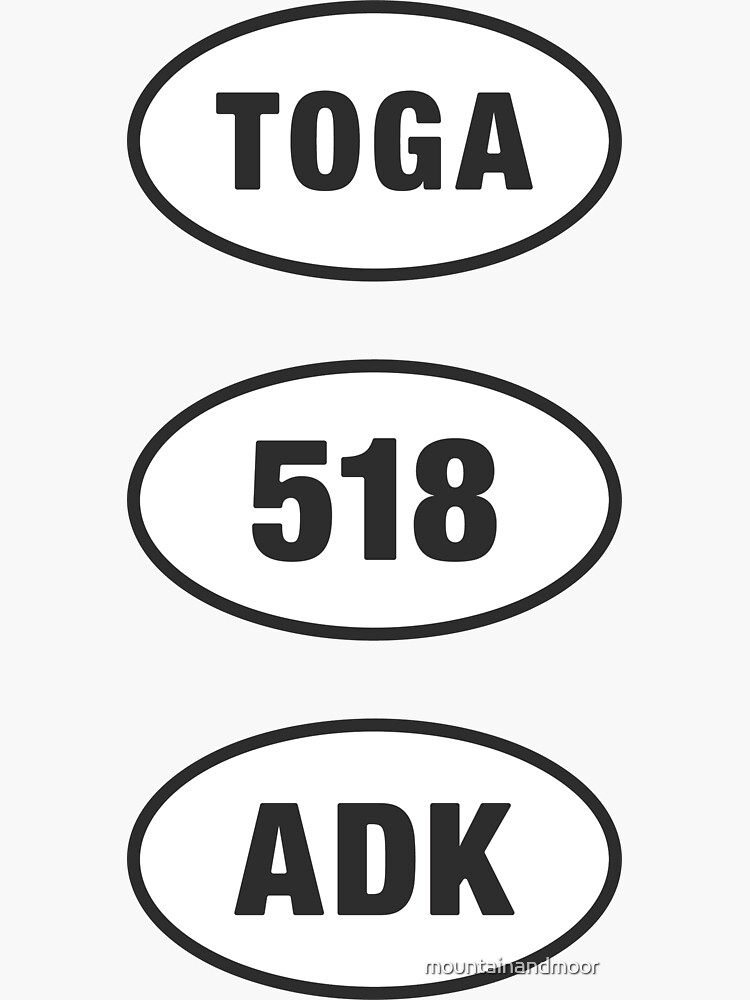 "Euro TOGA 518 ADK Sticker Pack" Sticker for Sale by mountainandmoor ...