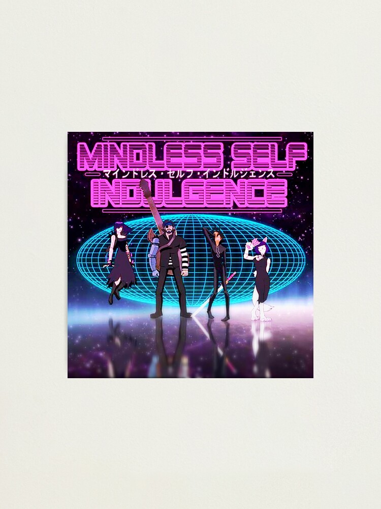 "Mindless Self Indulgence Holographic Pink Design" Photographic Print ...