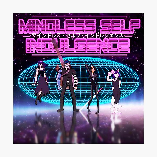 "Mindless Self Indulgence Holographic Pink Design" Photographic Print ...