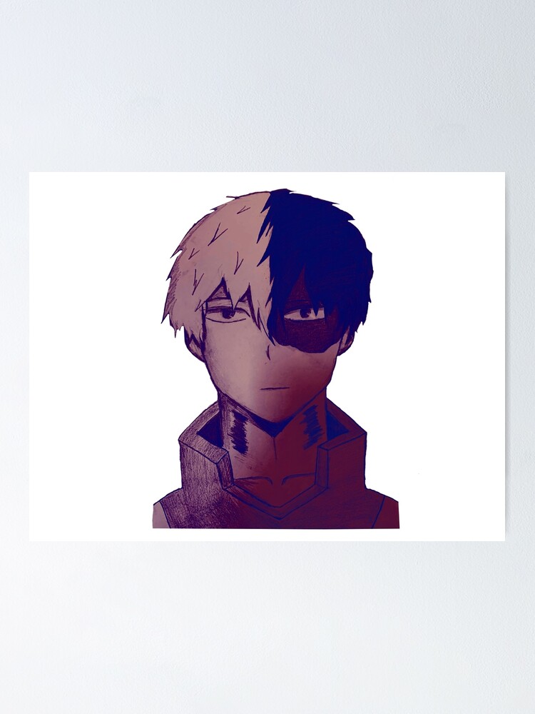 "Blue Todoroki " Poster by allythai | Redbubble