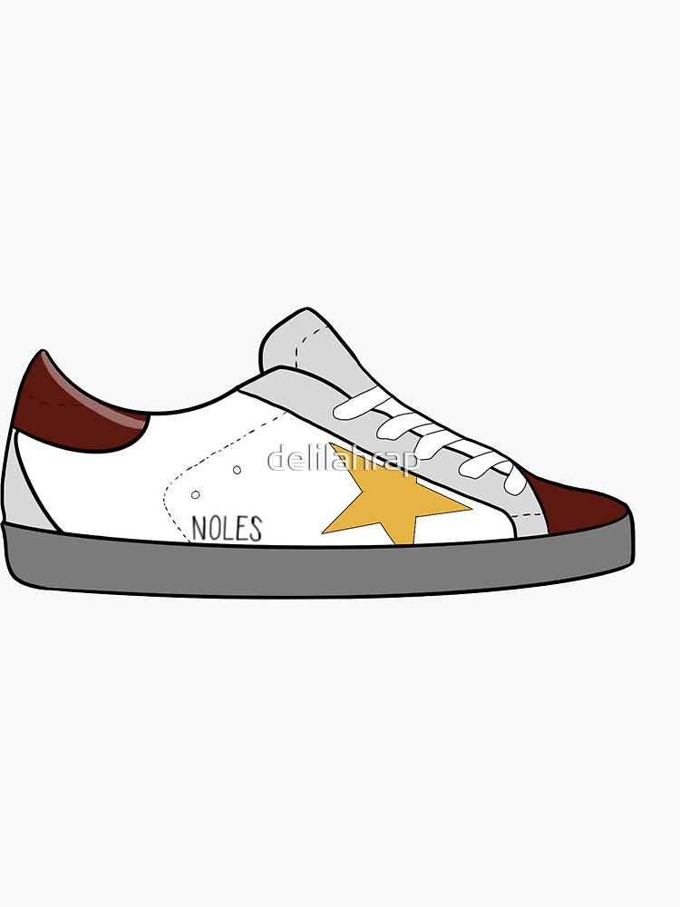 "noles sneaker" Sticker for Sale by delilahrap | Redbubble