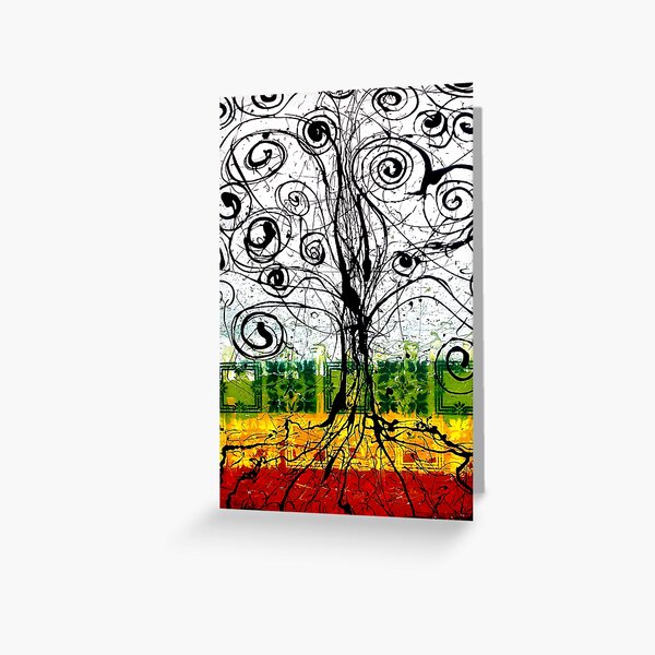 "Rasta Tree" Greeting Card for Sale by LionTuff79 | Redbubble