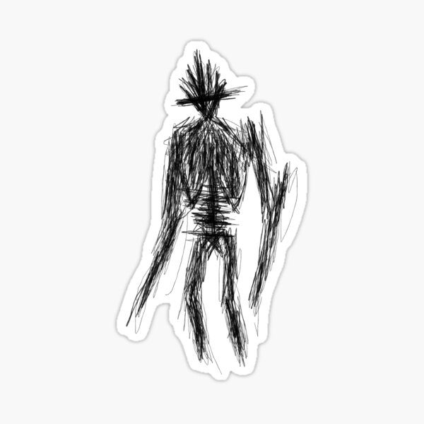 "watcher." Sticker for Sale by CrowFlesh | Redbubble