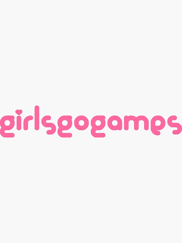 "girlsgogames custom logo" Sticker for Sale by camcl29 | Redbubble