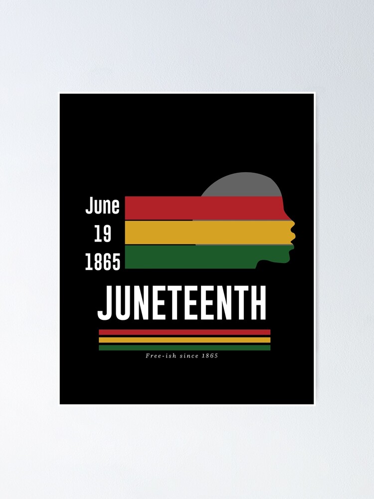 "juneteenth june 19th 1865 african american freedom." Poster for Sale ...