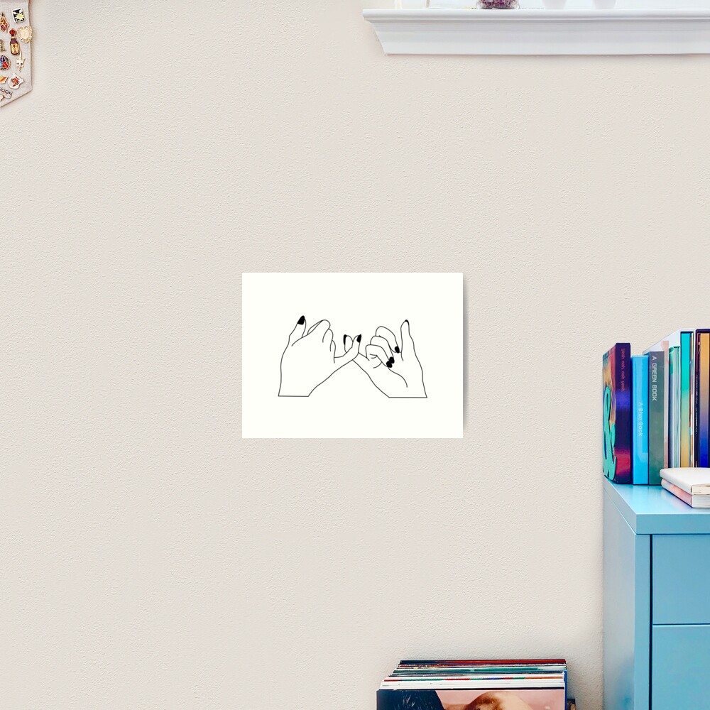"Pinky Promise" Art Print by beth-lynn | Redbubble