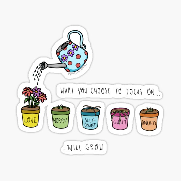 "Grow" Sticker for Sale by Rebbiedoo | Redbubble