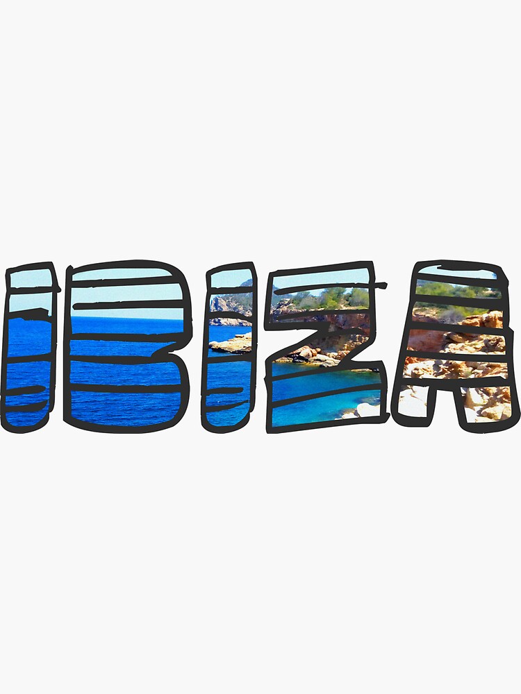 "Ibiza" Sticker by lastinclass | Redbubble
