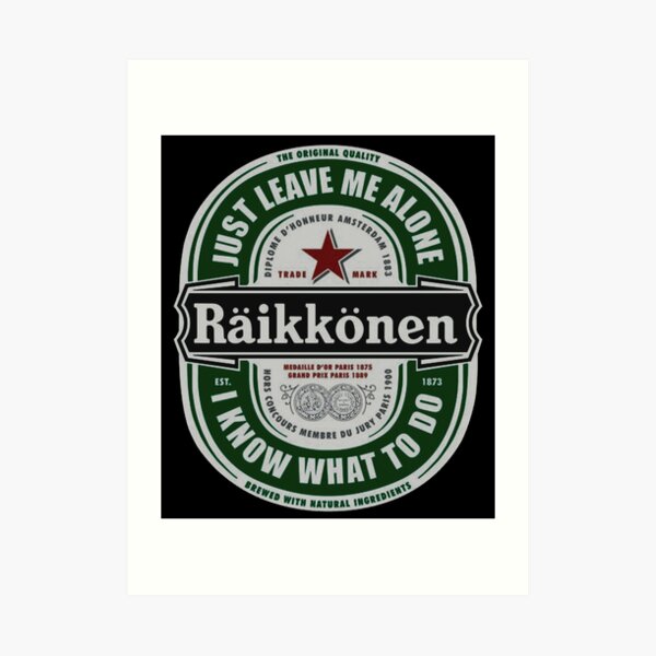 Kimi Raikkonen Art Prints | Redbubble