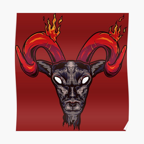 "The Red Horn" Poster by ffsfikri | Redbubble