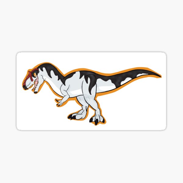 "Chibi Alli the Allosaurus " Sticker by paleoqueen1027 | Redbubble