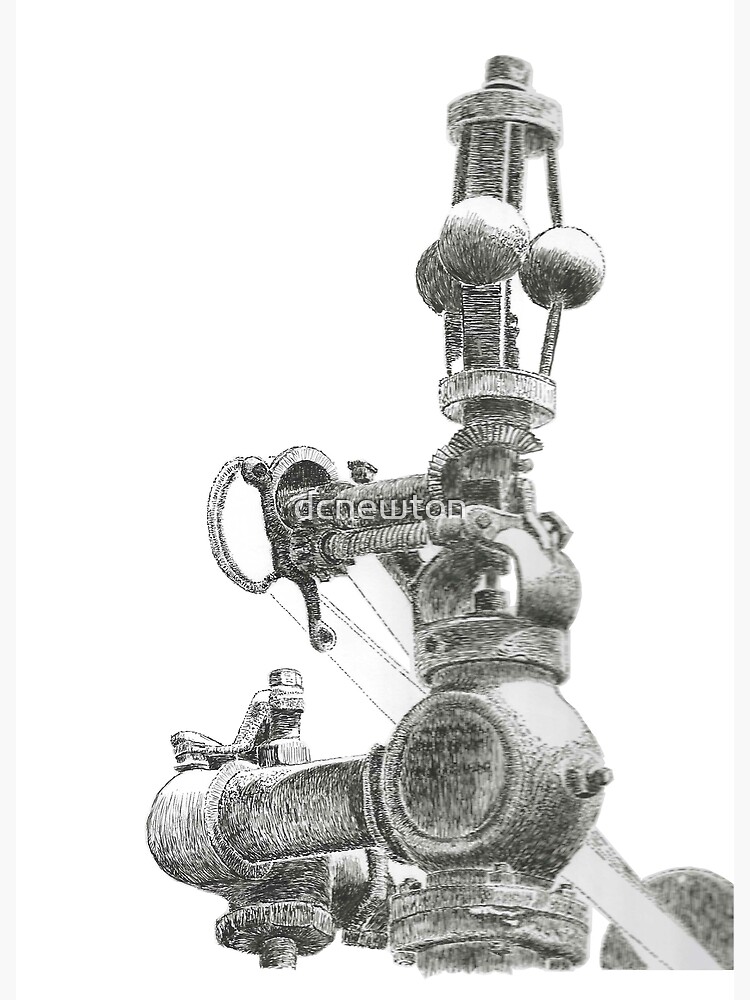 "Centrifugal Steam Governor, transparent background" Art Print by ...