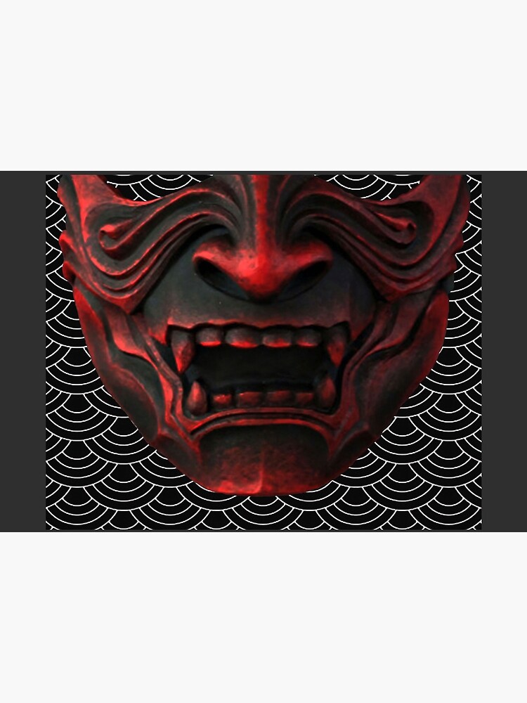 "Samurai Warrior Mask Red" Mask for Sale by blackbeard6588 | Redbubble