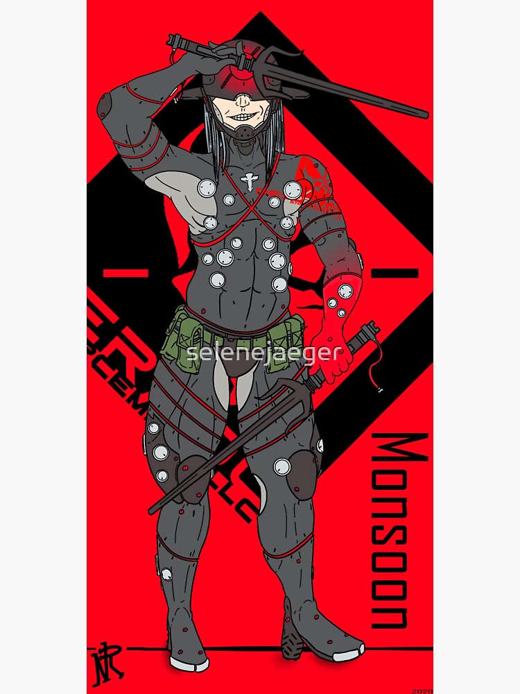 "Monsoon" Sticker for Sale by selenejaeger | Redbubble