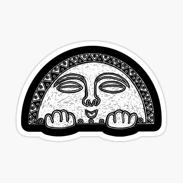 "Taino Moon Goddess/Diosa Luna " Sticker for Sale by laforma | Redbubble
