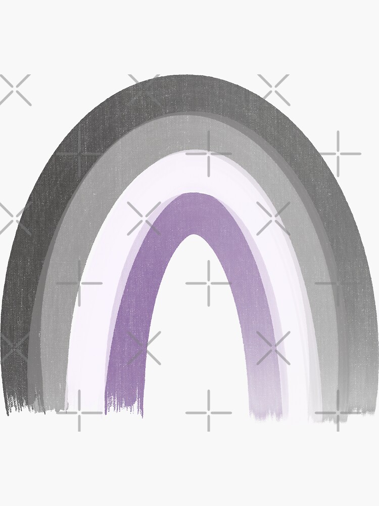 "Asexual/Demisexual Pride Flag Rainbow LGBT+ Ace and Demi Pride Black ...