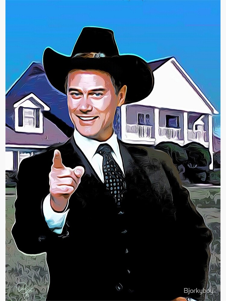 "JR EWING- DALLAS" Poster for Sale by Bjorkyboy | Redbubble
