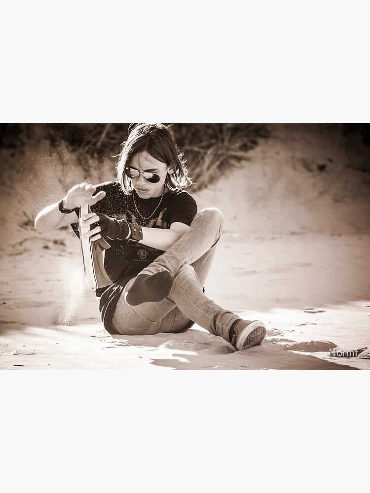 "Sand in my shoes!" Photographic Print for Sale by Normf | Redbubble