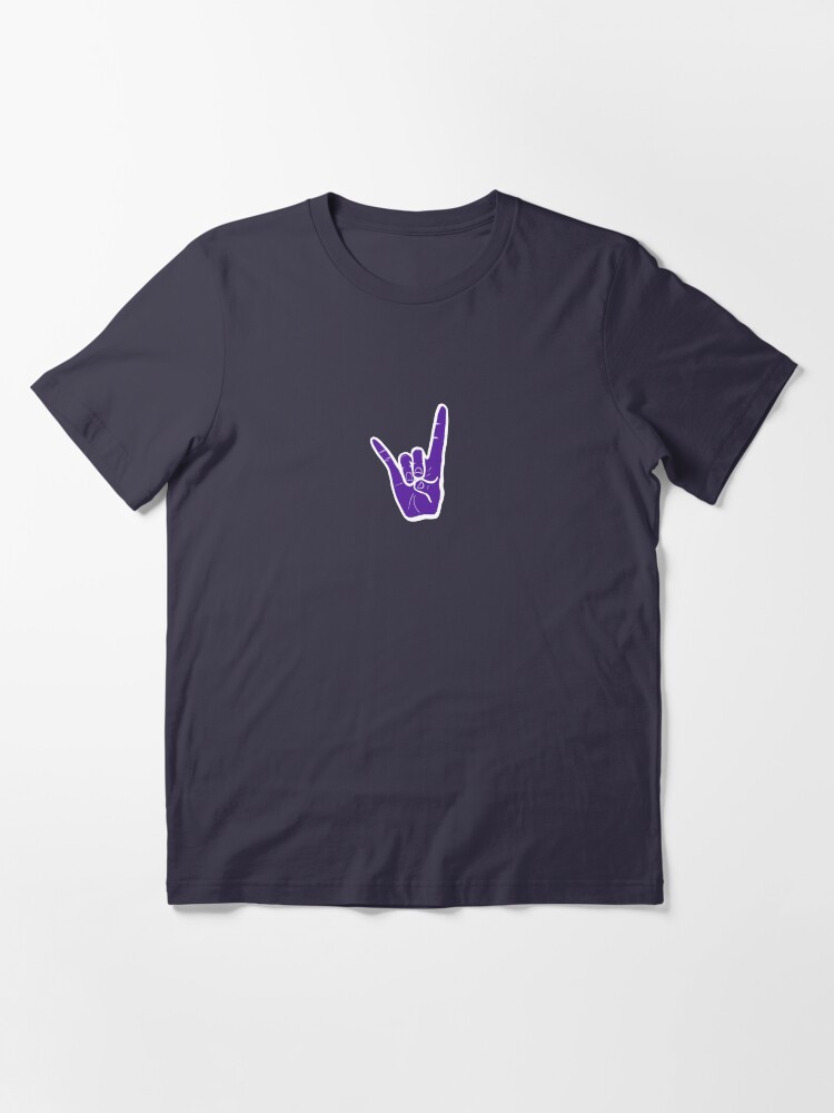 "lopes up hand symbol" T-shirt for Sale by gsaholt3 | Redbubble | lopes ...