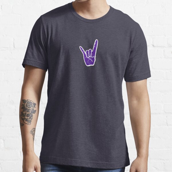 "lopes up hand symbol" T-shirt for Sale by gsaholt3 | Redbubble | lopes ...
