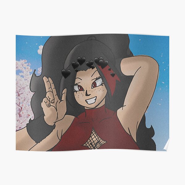 "Dragon Ball oc Akiko" Poster by sonriku-art | Redbubble