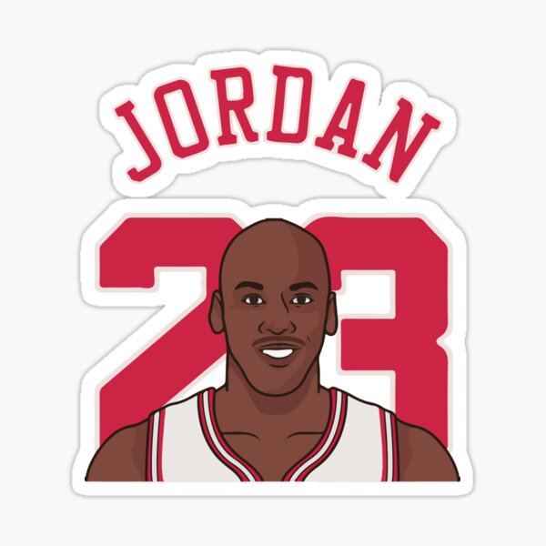 "Jordan Cartoon" Sticker for Sale by dpaganlaboy | Redbubble