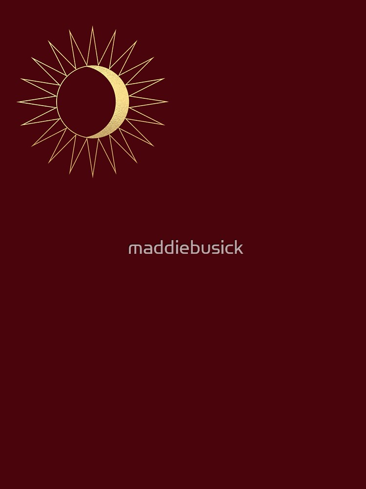 "Sun & Moon Gold" Essential T-Shirt for Sale by maddiebusick | Redbubble