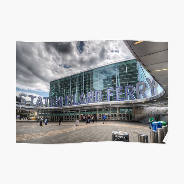 "Staten Island Ferry" Poster for Sale by spectrumcry | Redbubble