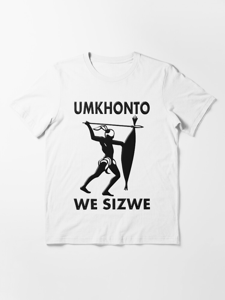 "Umkhonto We Sizwe - Spear of the Nation" Essential T-Shirt for Sale by ...