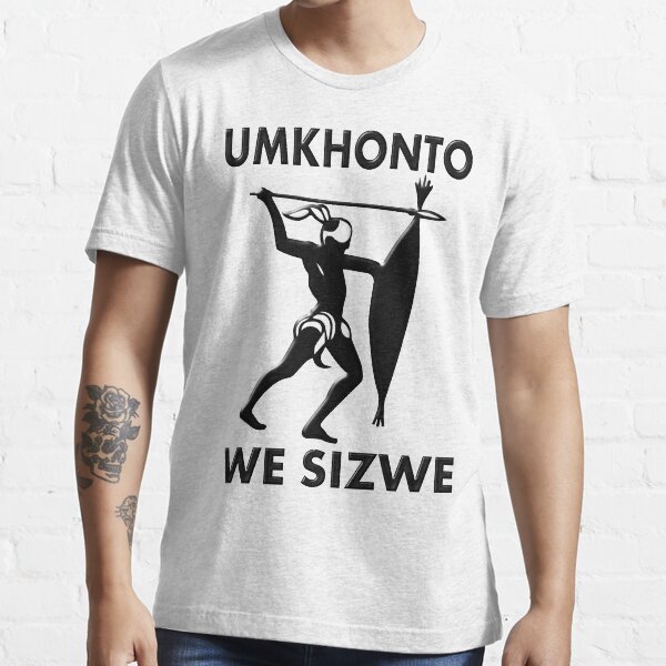 "Umkhonto We Sizwe - Spear of the Nation" Essential T-Shirt for Sale by ...
