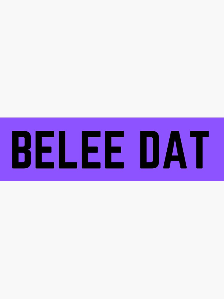 "Lamar Jackson - Belee Dat - Ravens" Sticker for Sale by elainastevers7 ...