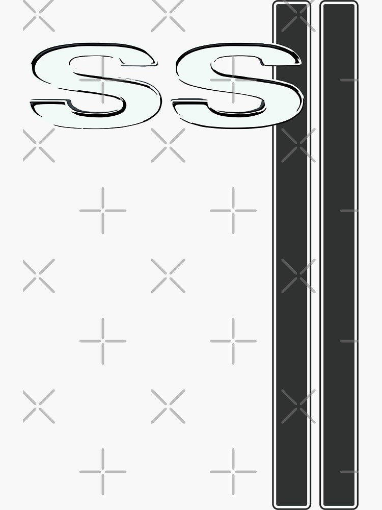 "SS Chevy Super Sport Racing " Sticker for Sale by cowtownCOWBOY ...