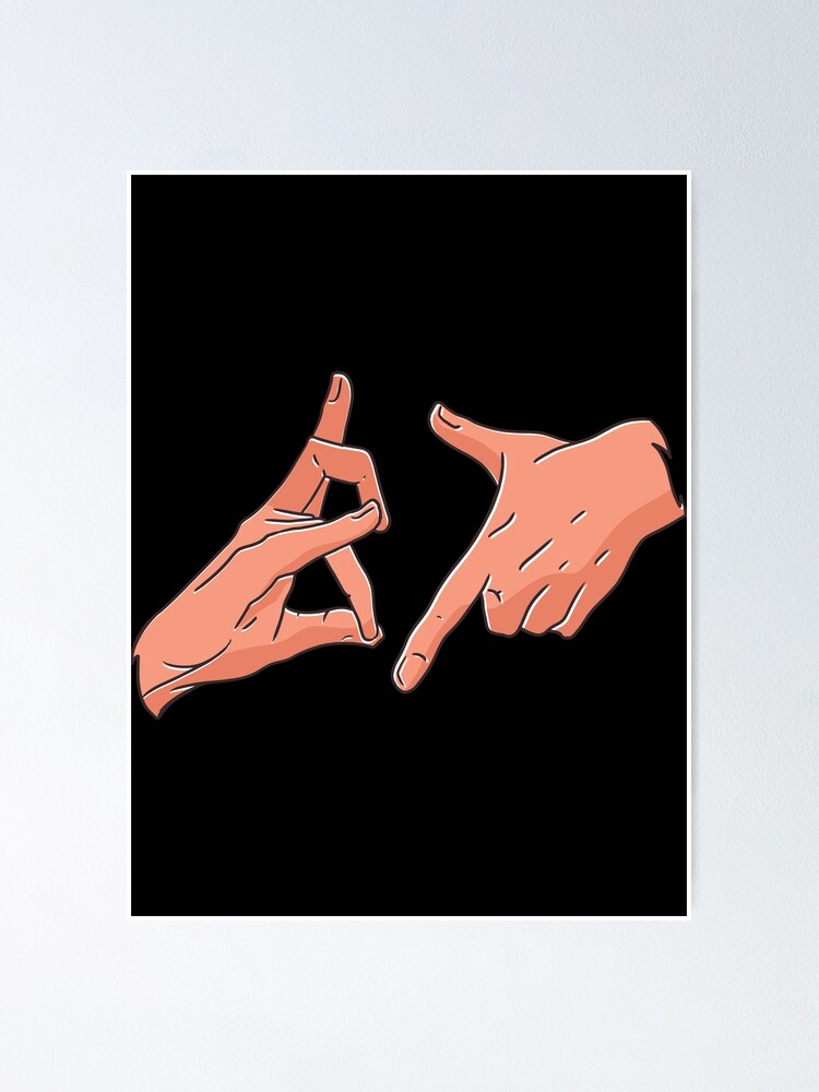 "gang signs illustration " Poster by pirminio | Redbubble