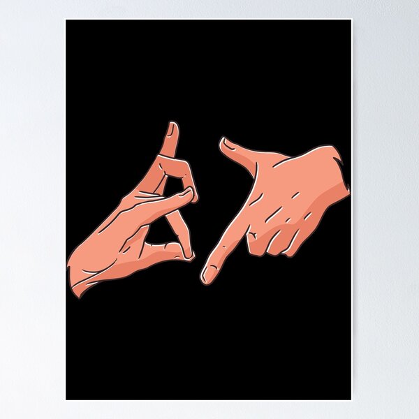 "gang signs illustration " Poster by pirminio | Redbubble