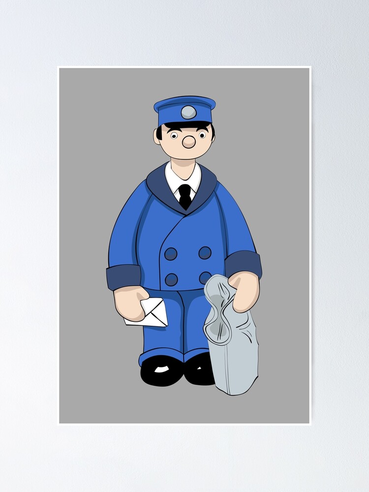 "Peter Hazel Camberwick Green Postman" Poster for Sale by Spartanbass ...