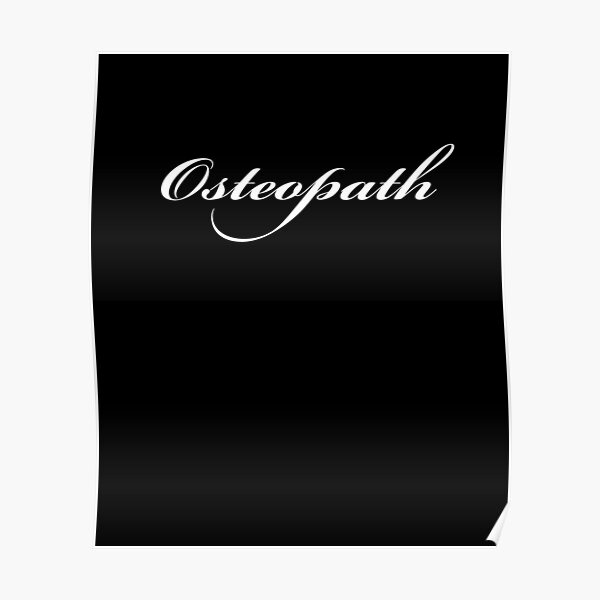 Osteopath Posters | Redbubble