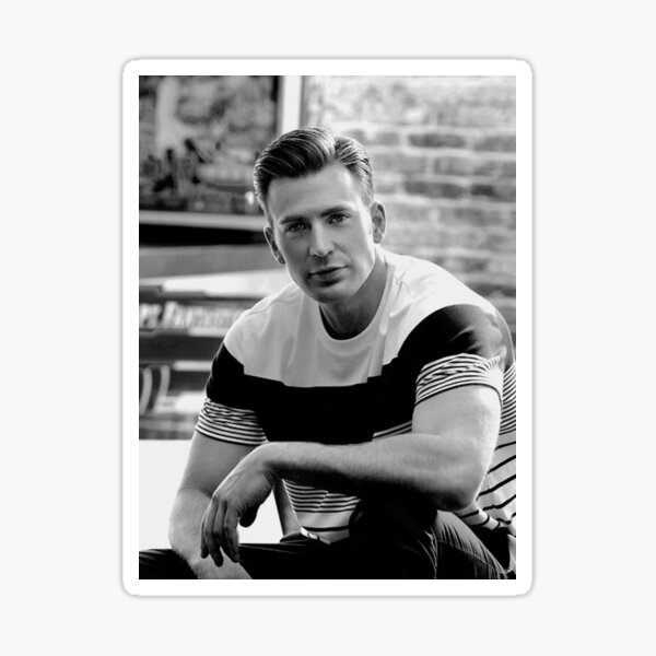"chris evans" Sticker for Sale by tara56 | Redbubble