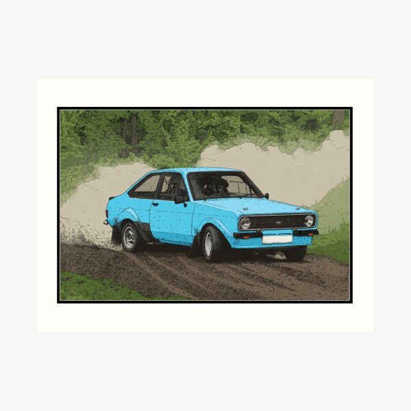 "Escort MK2 rally illustration" Art Print for Sale by ArtyMotive ...
