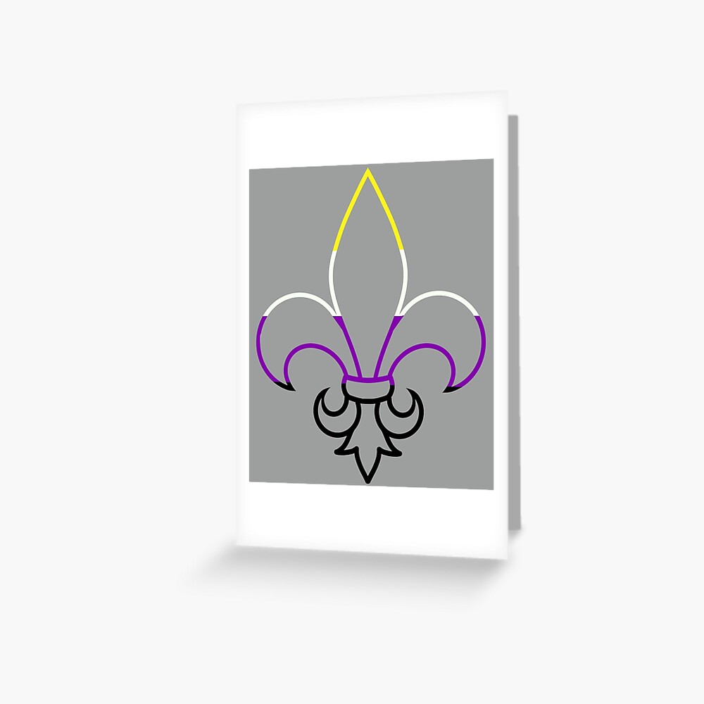 Tarjetas de felicitación «Scout lily (esquema de bandera del orgullo no ...