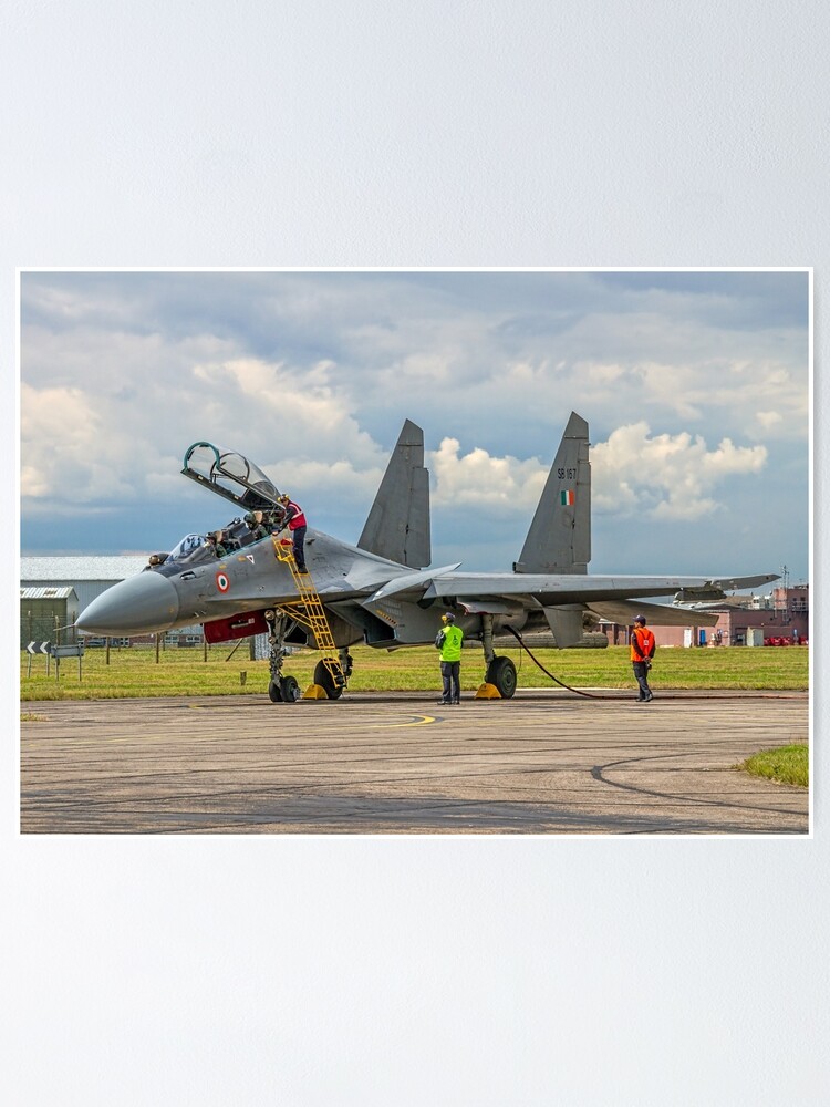 "Sukhoi Su-30MKI "Flanker-F" SB167 crewing in" Poster by oscar533 ...