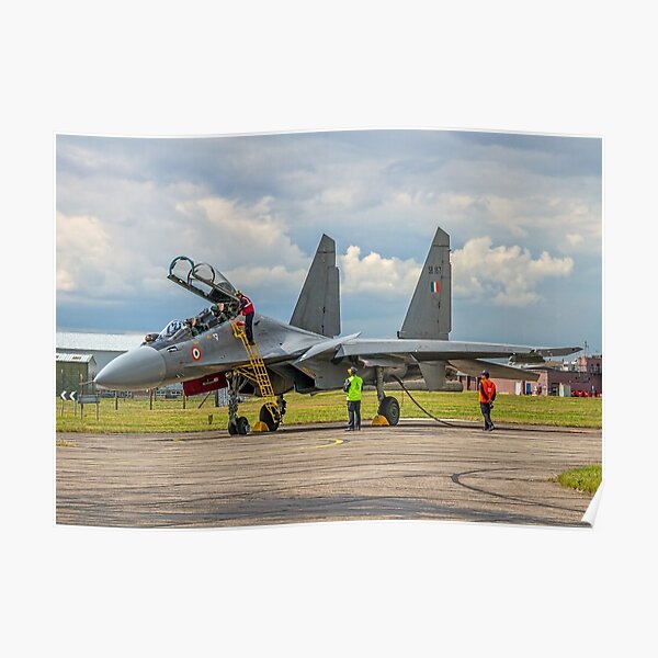 "Sukhoi Su-30MKI "Flanker-F" SB167 crewing in" Poster by oscar533 ...