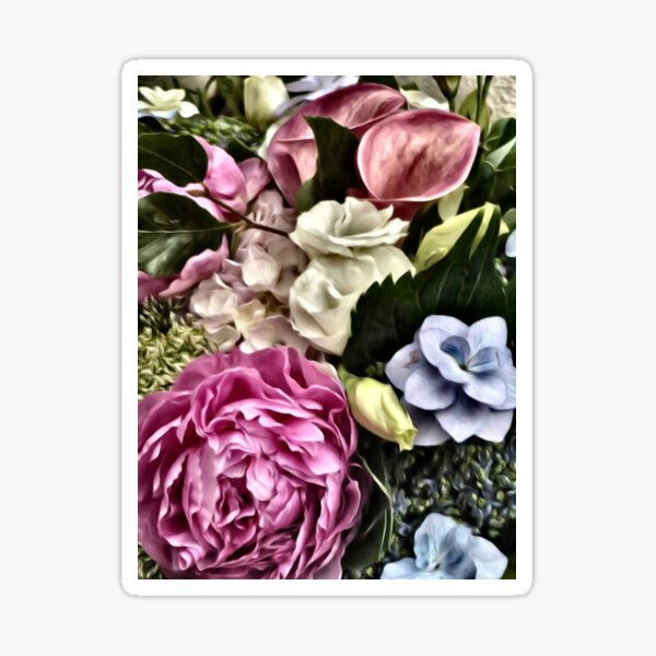 "Bouquet of Blooms" Sticker by mn-imagerie | Redbubble