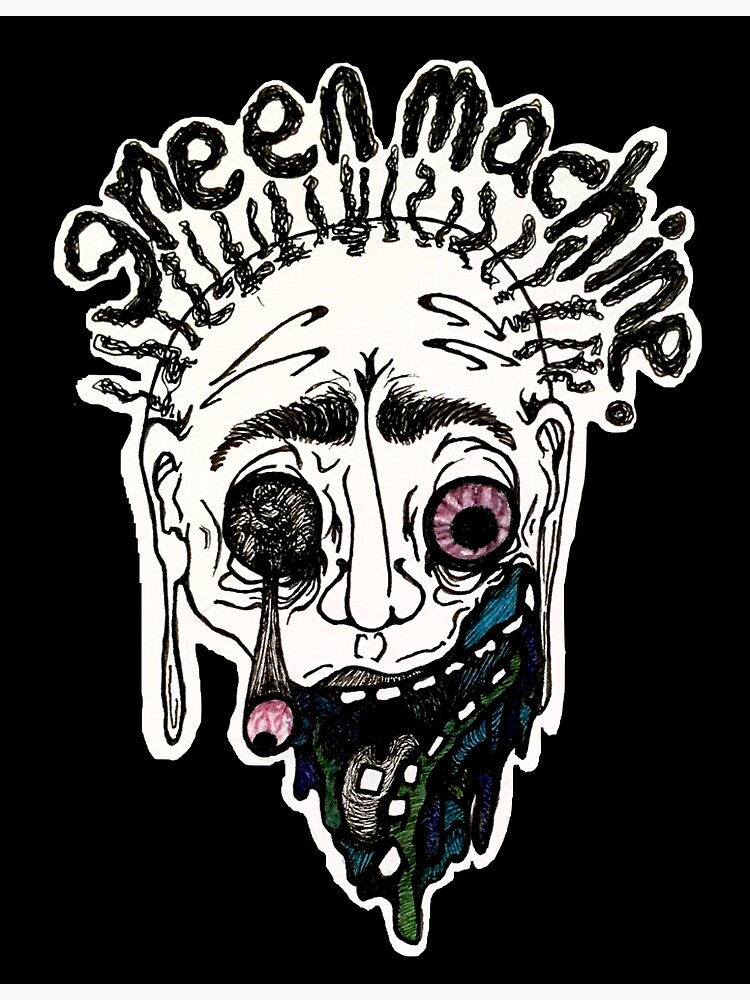 "green machine. (head logo)" Poster by planter-box | Redbubble