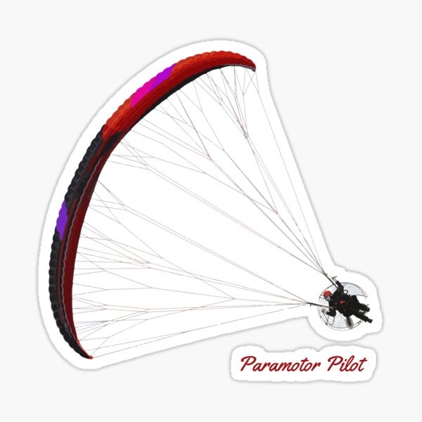 "One of our new Paramotor designs in red with "paramotor pilot ...