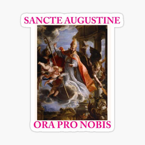 "Saint Augustine" Sticker for Sale by Shalone86 | Redbubble