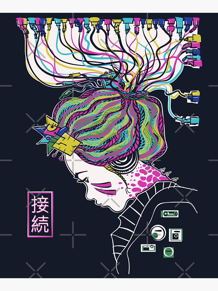 "Connection" Sticker for Sale by MarinaBH | Redbubble