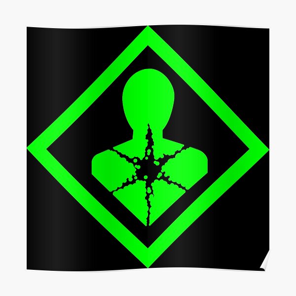 "Pictogram "Aspiration Hazard"" Poster for Sale by WilliamPaterson ...