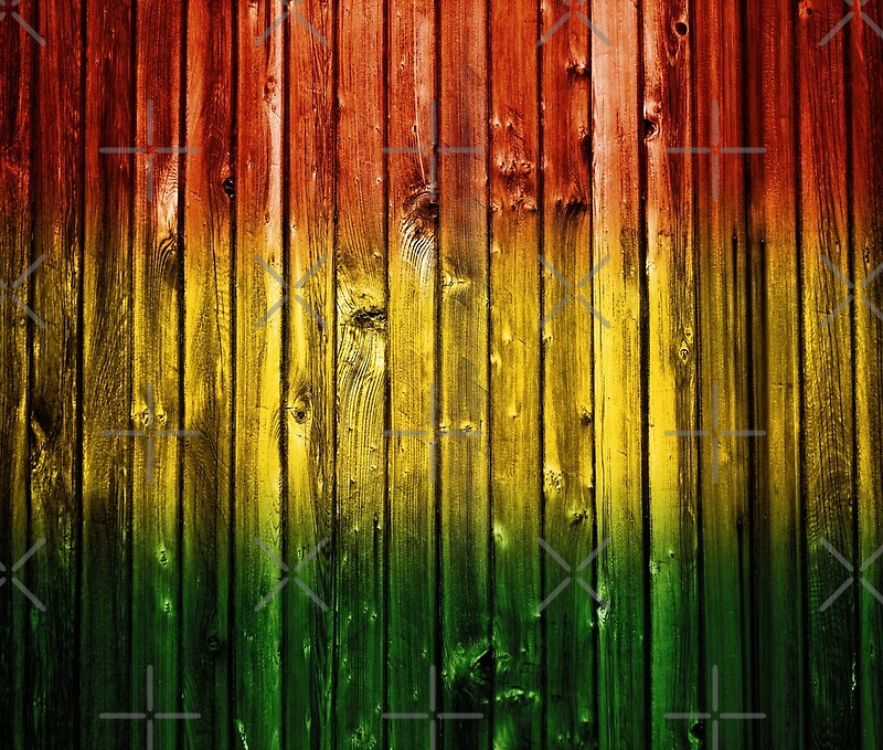 "Rasta Colored Wood" by LionTuff79 | Redbubble