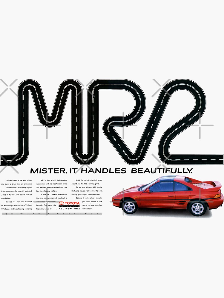 "TOYOTA MR2 SW20" Sticker for Sale by ThrowbackM2 | Redbubble